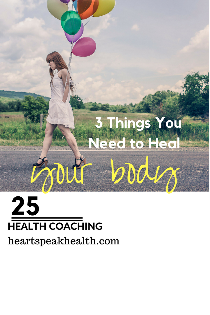 3 Things You Can Do to Heal - HeartSpeak Health|Lindsay Koach